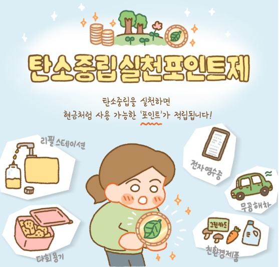 탄소중립실천포인트 가입안내(최대7만원 혜택)